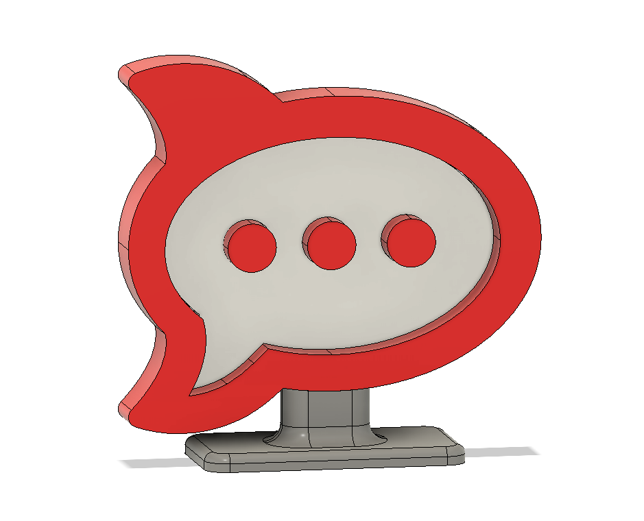 Rocket.chat 3D Logo with standing base por Jean Brito | Descargar ...