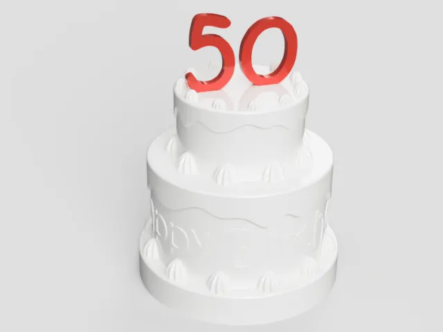 birthday cake by DaLimster | Download free STL model | Printables.com