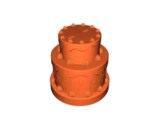 birthday cake by DaLimster | Download free STL model | Printables.com
