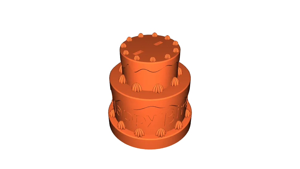 birthday cake by DaLimster | Download free STL model | Printables.com