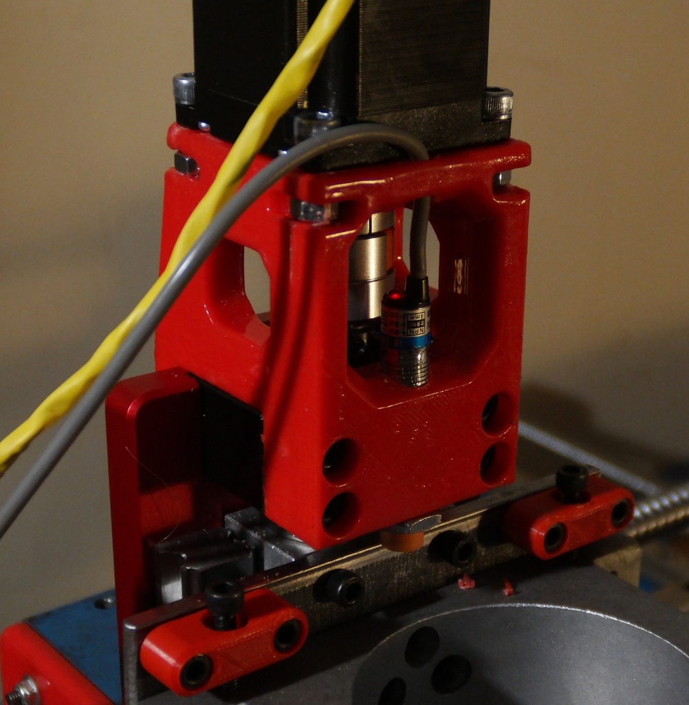 Reinforced PrintNC Nema23 Z Motor mount by MortarArt | Download free ...