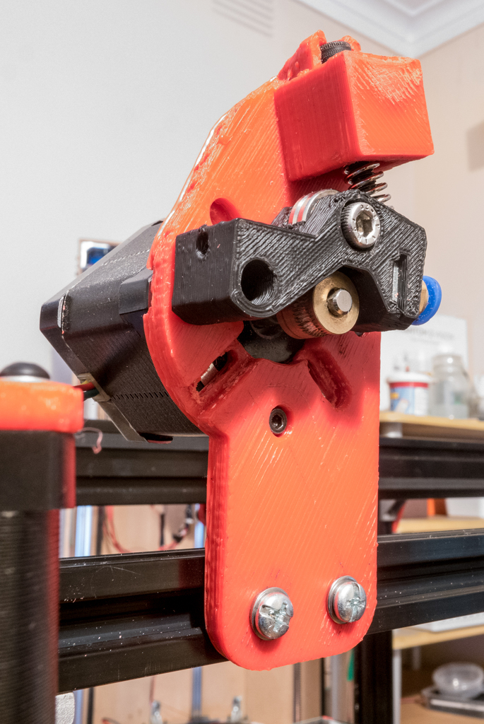 Simple, strong, Bowden Extruder by MortarArt | Download free STL model ...