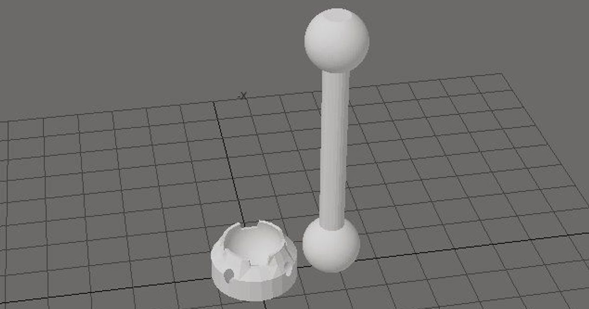 Ball joint by Tioh | Download free STL model | Printables.com