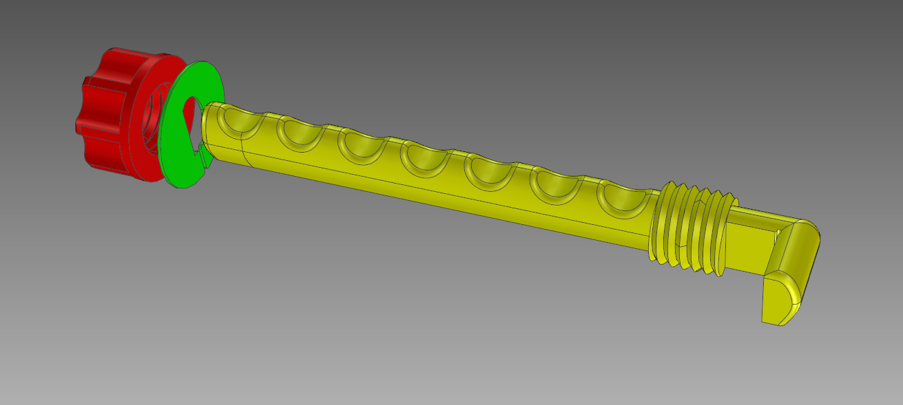 Screw-on hanger by dziobu | Download free STL model | Printables.com