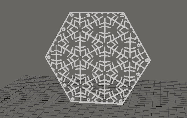 Hexagon deco element by Tioh | Download free STL model | Printables.com