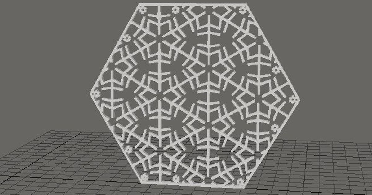 Hexagon deco element by Tioh | Download free STL model | Printables.com