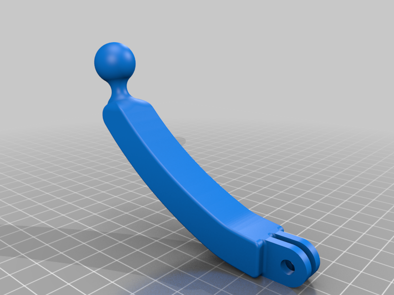 GoPro extension to 17mm ball (motorcycle mount) by brainwash | Download ...