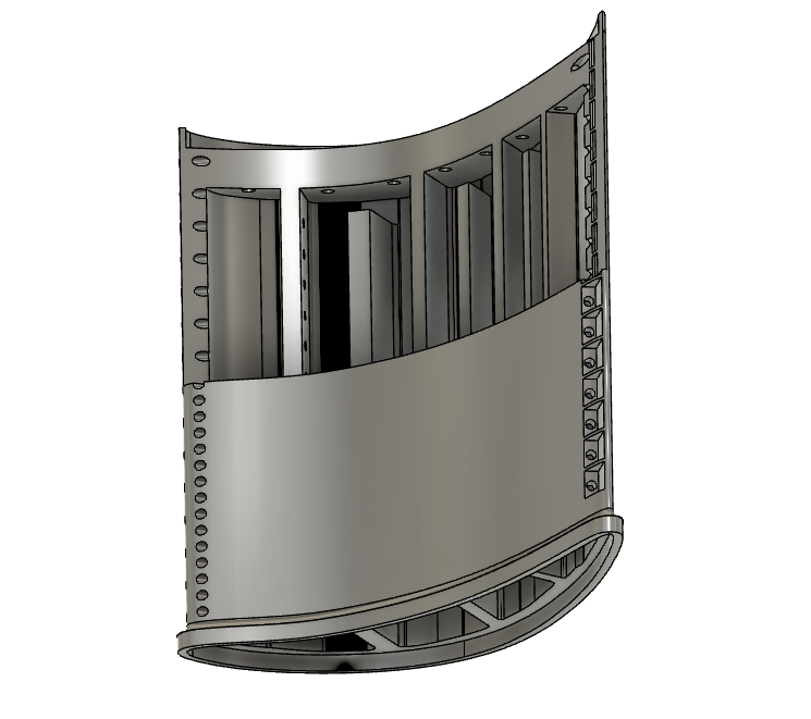 Cooled Turbine Blade by Bruno Cubateli | Download free STL model ...