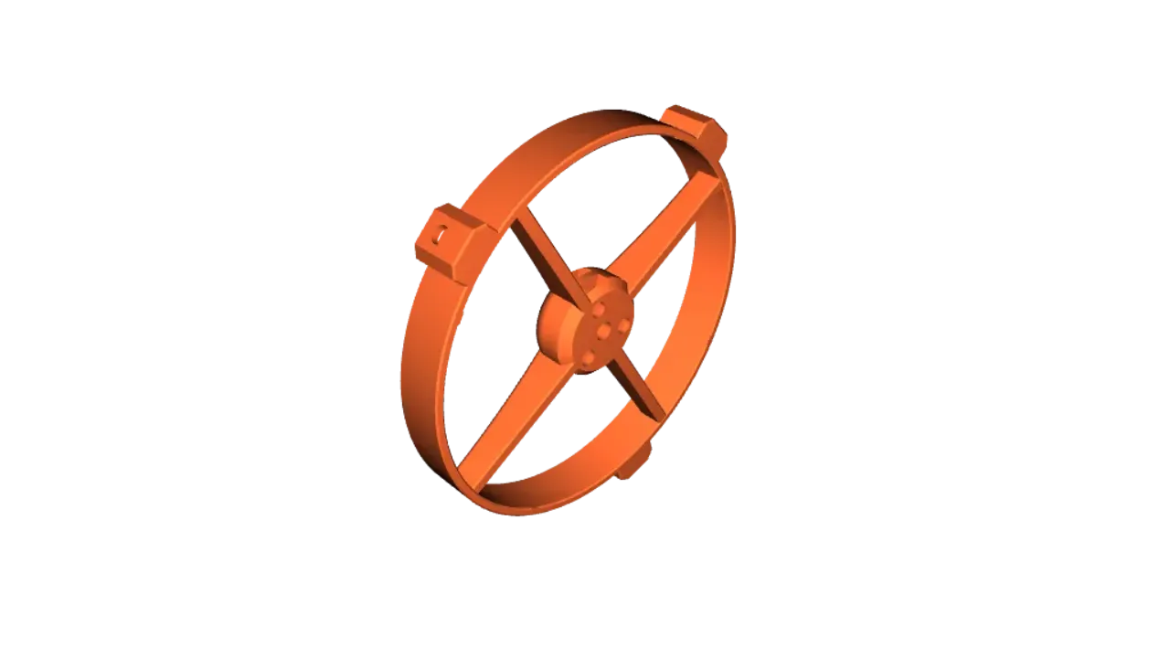 Metric Spider for Hadley 114/900 Telescope - No Print Pauses - Nut ...