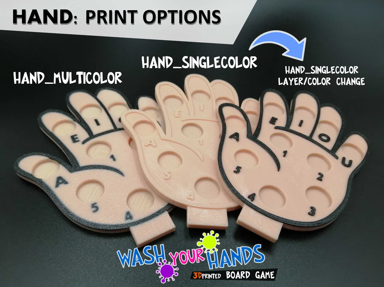 Wash Your Hands Board Game by rayjizza | Download free STL model ...