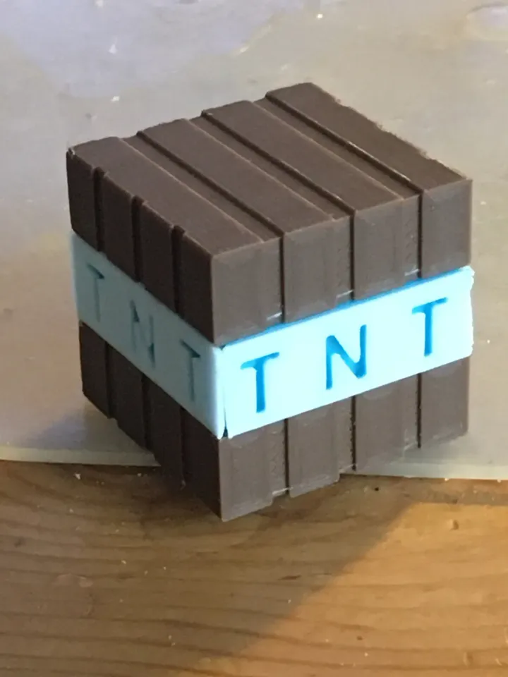 minecraft TNT by awelshman | Download free STL model | Printables.com