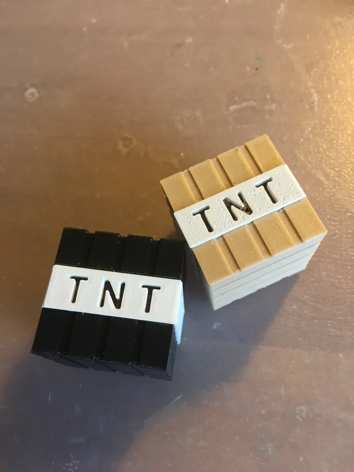 minecraft TNT by awelshman | Download free STL model | Printables.com