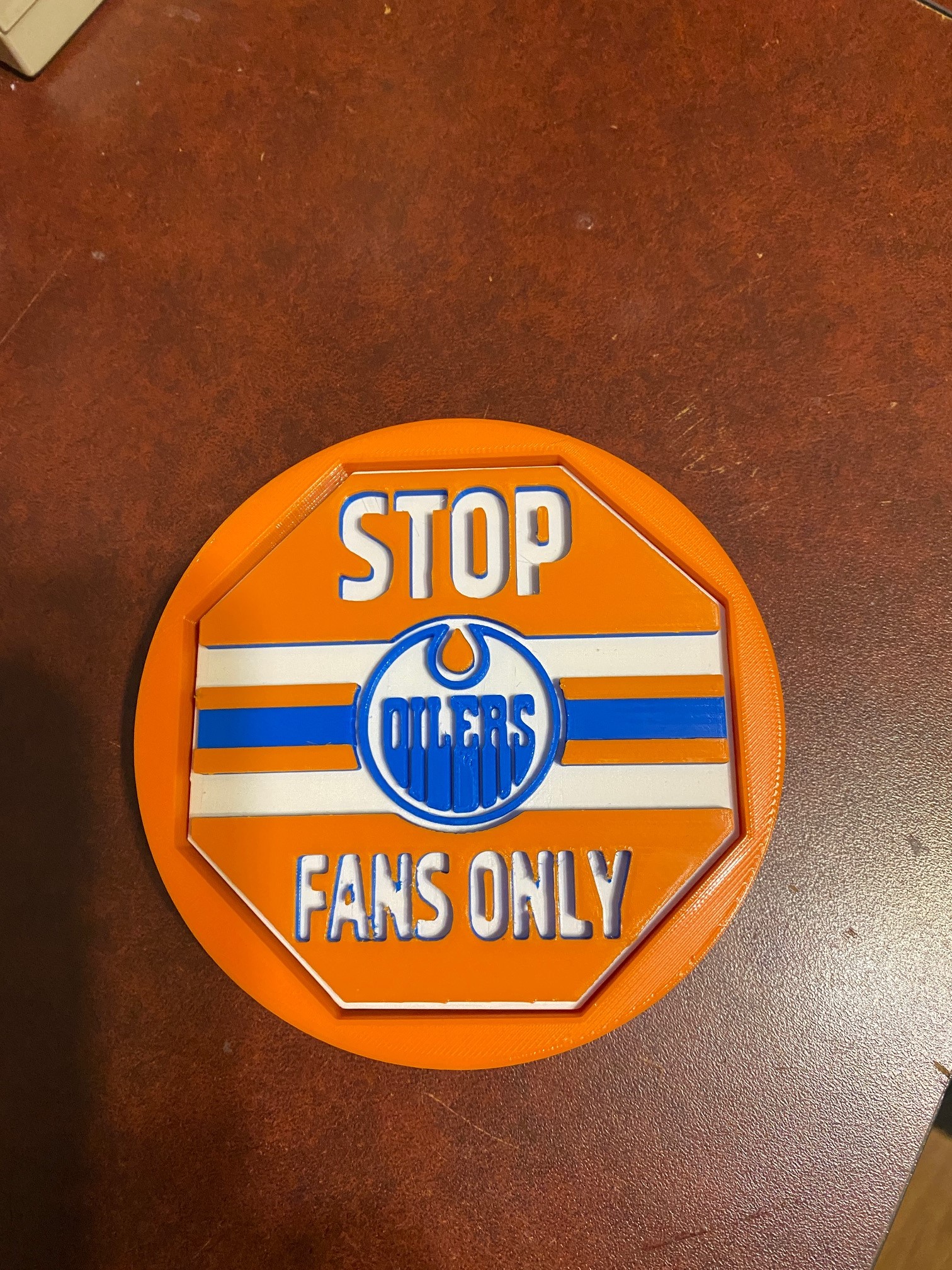 Oilers coaster holder / case by Asus1357 | Download free STL model ...