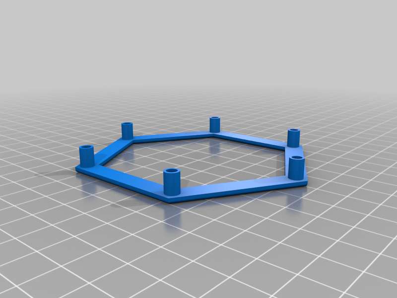 Modular Hexagon Plant Trellis by uCkeN | Download free STL model | Printables.com