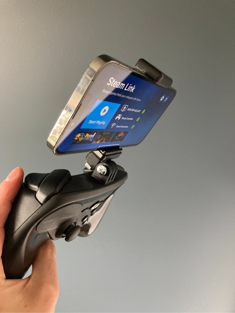 Steam Controller Phone Adapter by uCkeN | Download free STL model ...