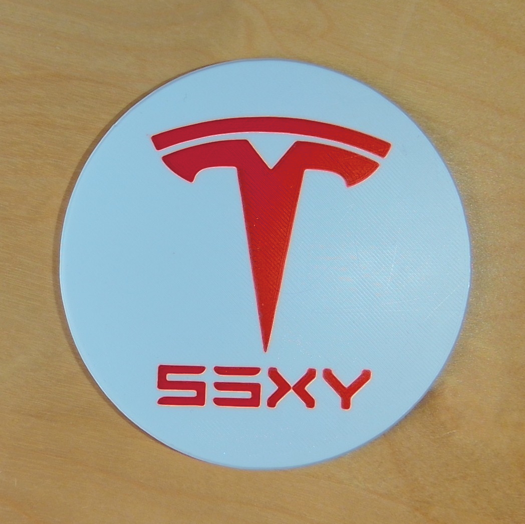Tesla S3XY coaster by merakrom | Download free STL model | Printables.com