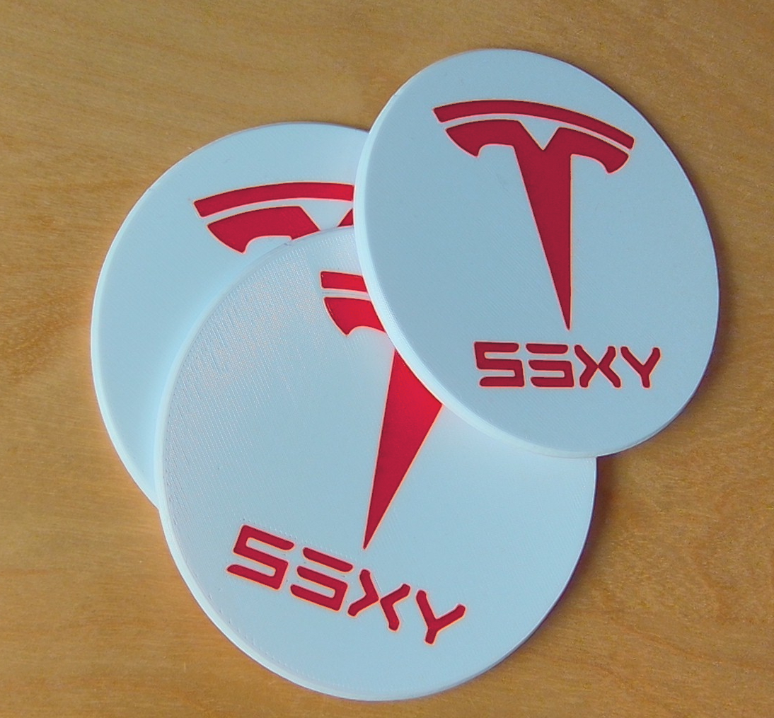 Tesla S3XY coaster by merakrom | Download free STL model | Printables.com