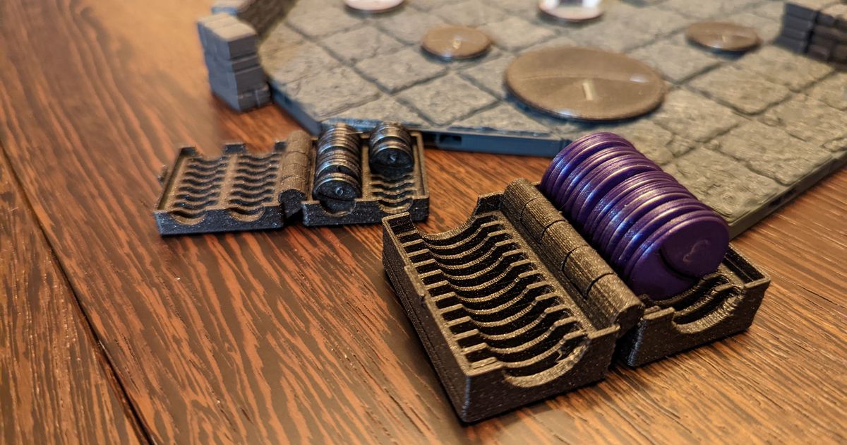 Tabletop Token Boxes by RedKrieg | Download free STL model | Printables.com