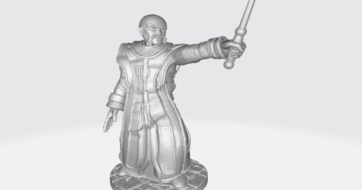 Dwarf Sorcerer by DM WildBill | Download free STL model | Printables.com