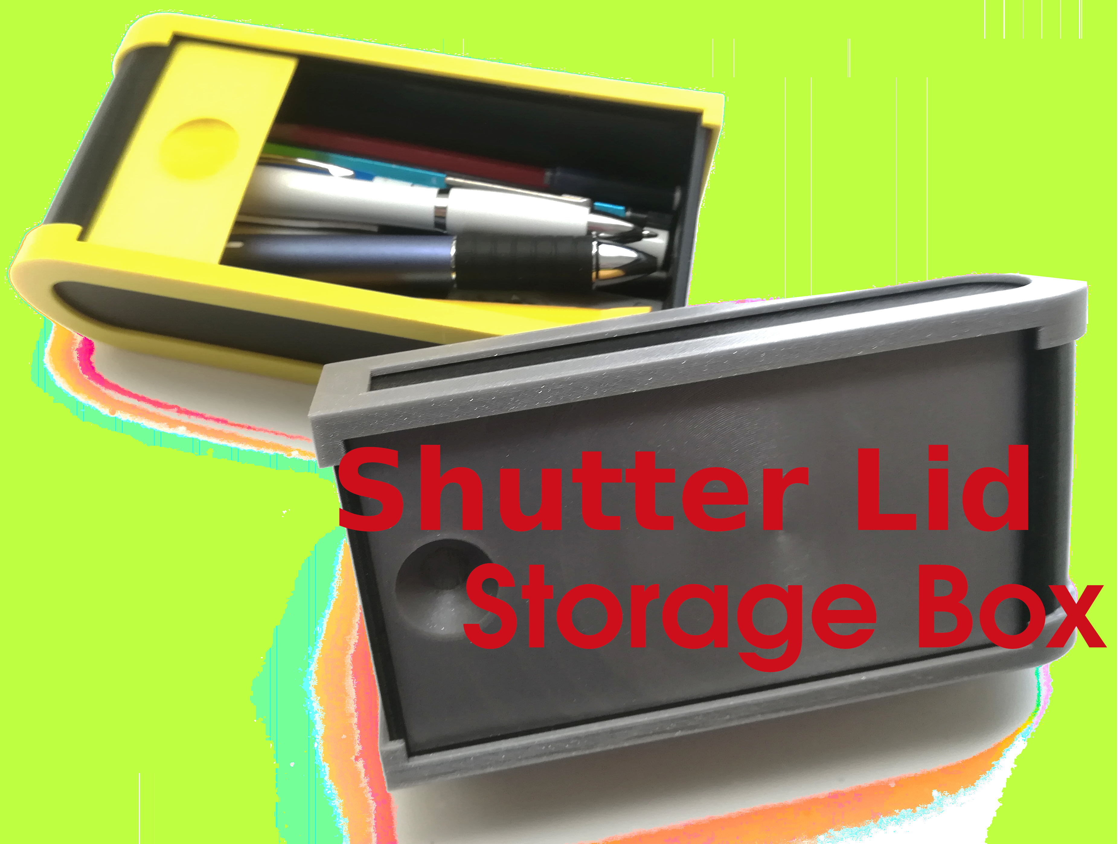 Shutter Lid Box "Piccolo" by chrbau | Download free STL model ...