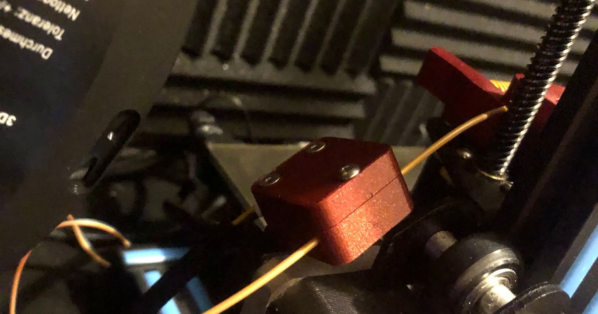 CR-10S Filament sensor holder by Reesesben | Download free STL model ...