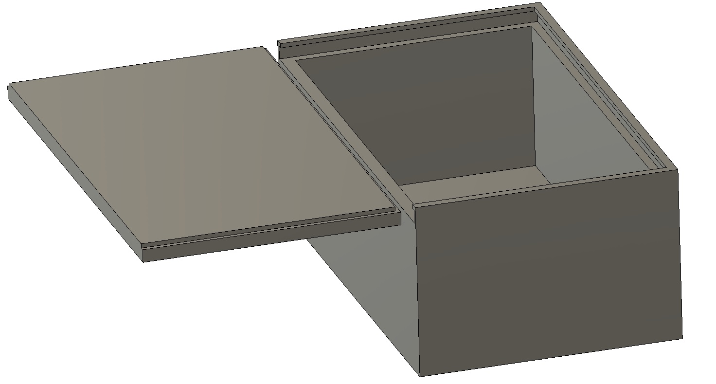 Box with sliding lid by T_Ultra | Download free STL model | Printables.com