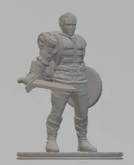 Half Orc Barbarian by Juha Metso | Download free STL model | Printables.com