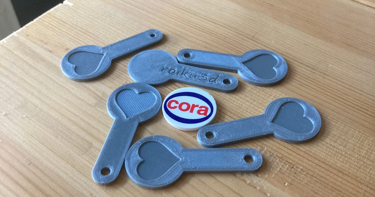 Shopping Cart Coin by Roiku | Download free STL model | Printables.com