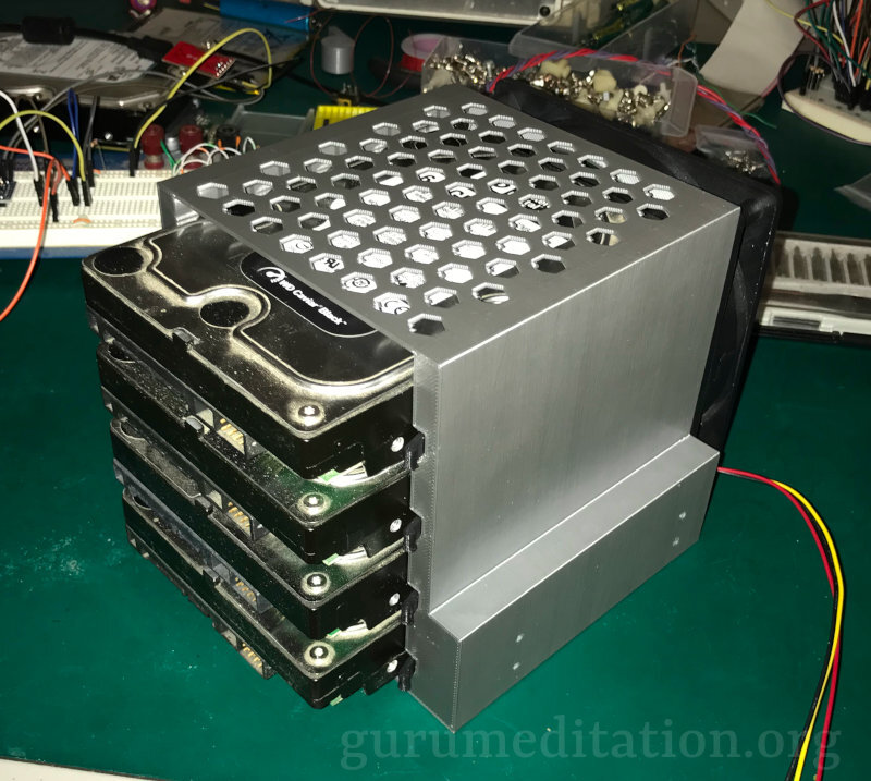 4-in-3 | 3.5"/5.25" HDD bay mount by wingsone | Download free STL model ...