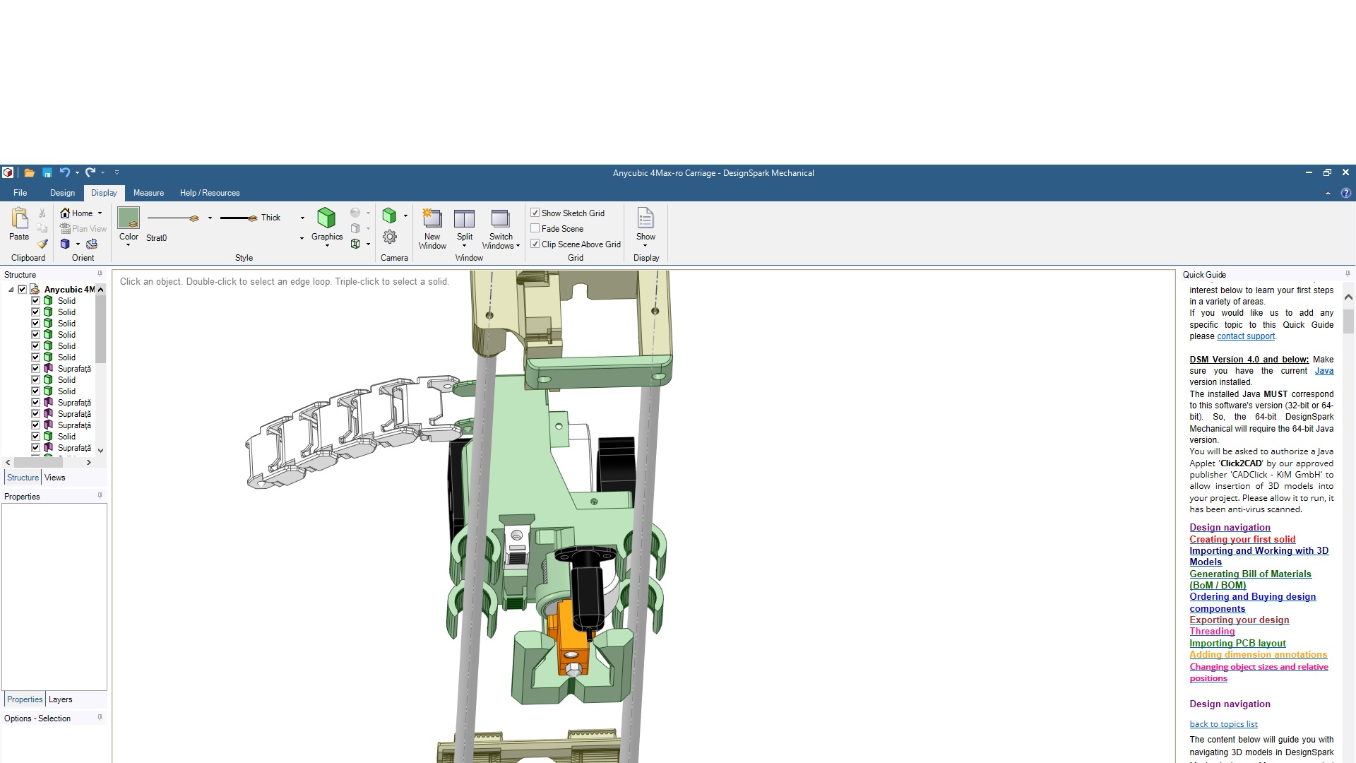 Me Creator 2 X Carriage E3dV6 + Volcano + Direct Drive Dual Gear BMG ...