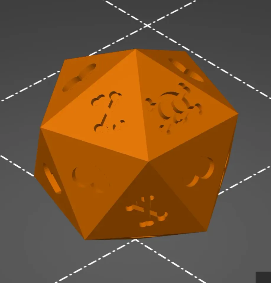 Death Save D20 by wuerfel | Download free STL model | Printables.com