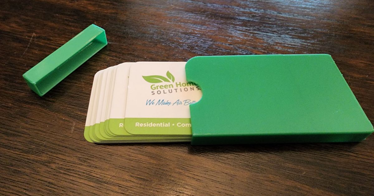 Business Card Holder by Kabliga | Download free STL model | Printables.com
