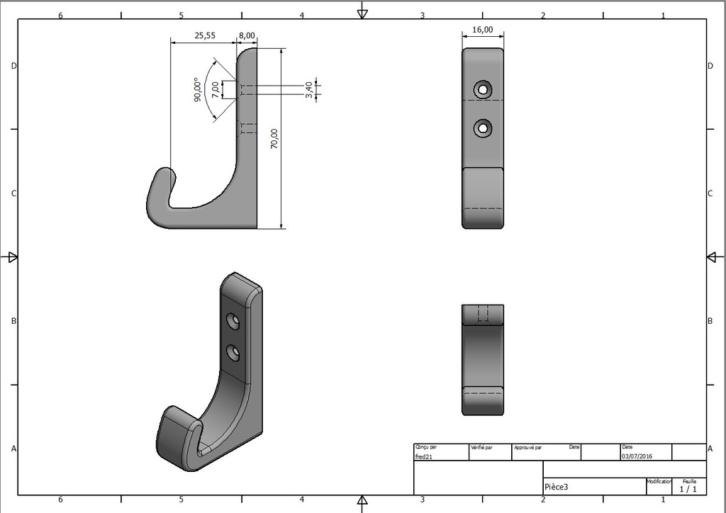 Hook By Fredcall Download Free Stl Model