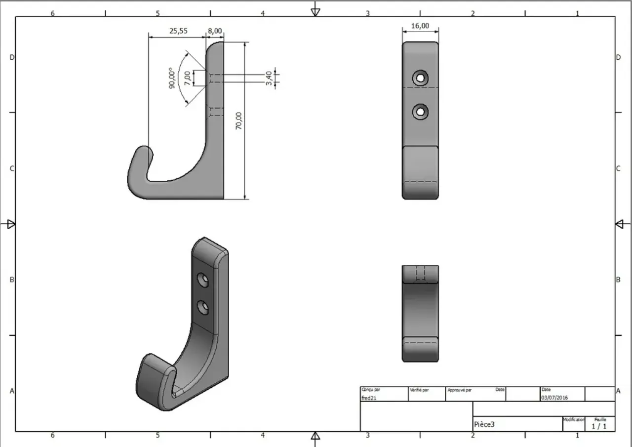 hook by Fred.call | Download free STL model | Printables.com