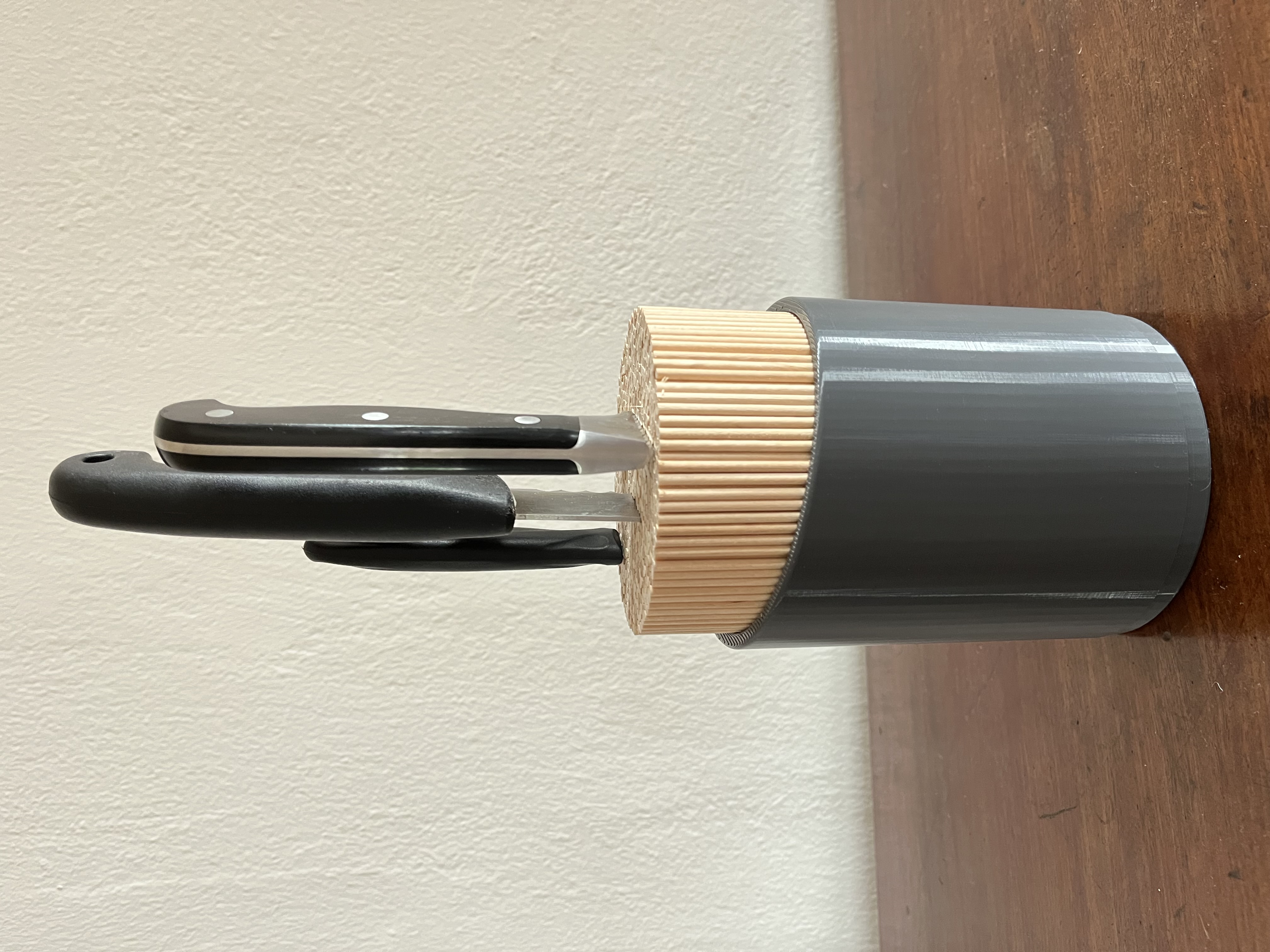 Round Knife Block by Opulius | Download free STL model | Printables.com