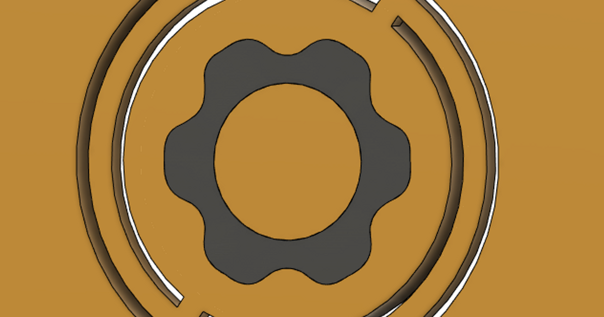 Print In Place Framework Case Button By Thisiskenta Download Free Stl Model