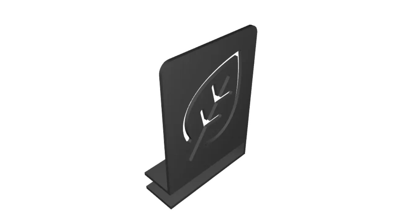 Leaf Book End by Chris N. | Download free STL model | Printables.com