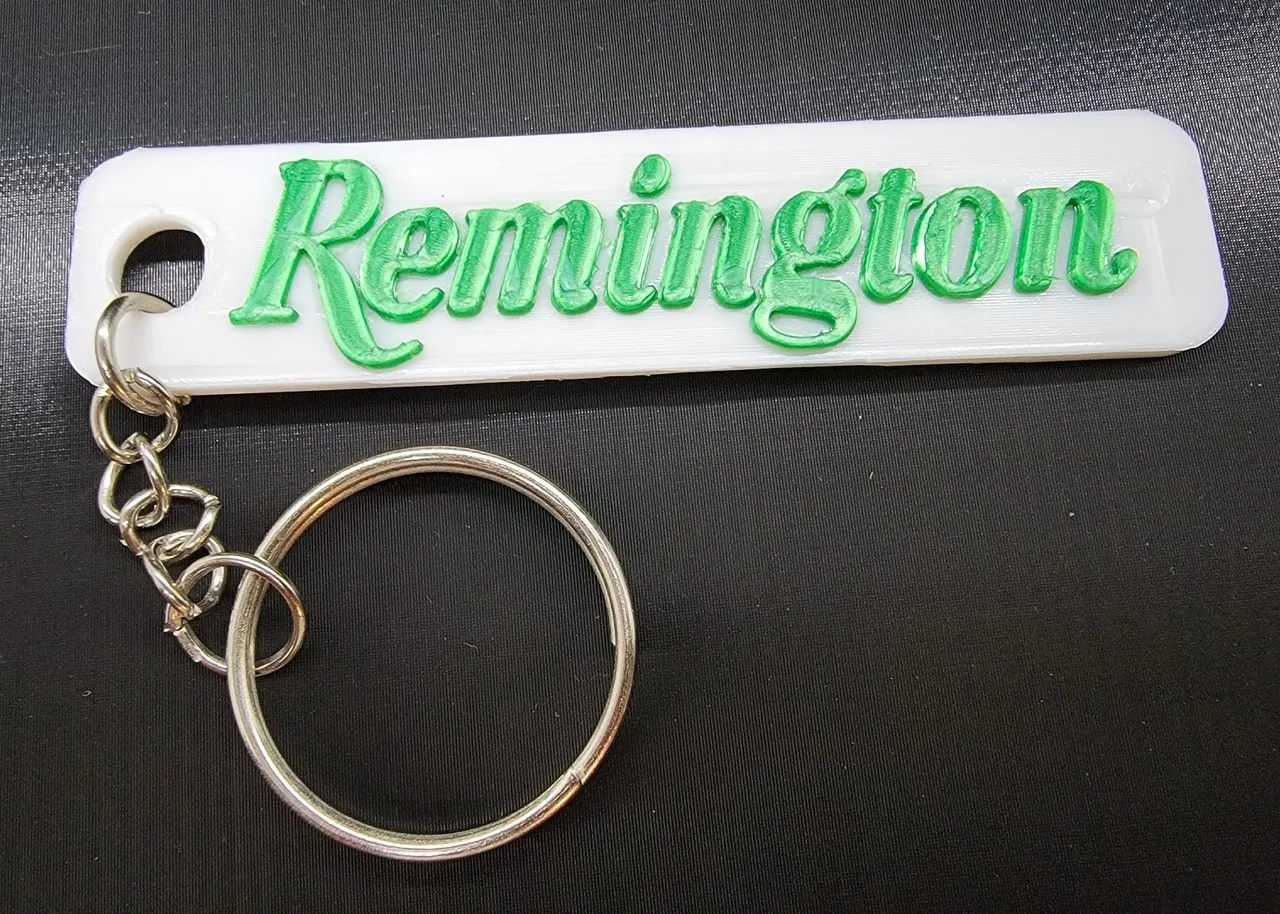Remington Key Chain by DKCP22 | Download free STL model | Printables.com