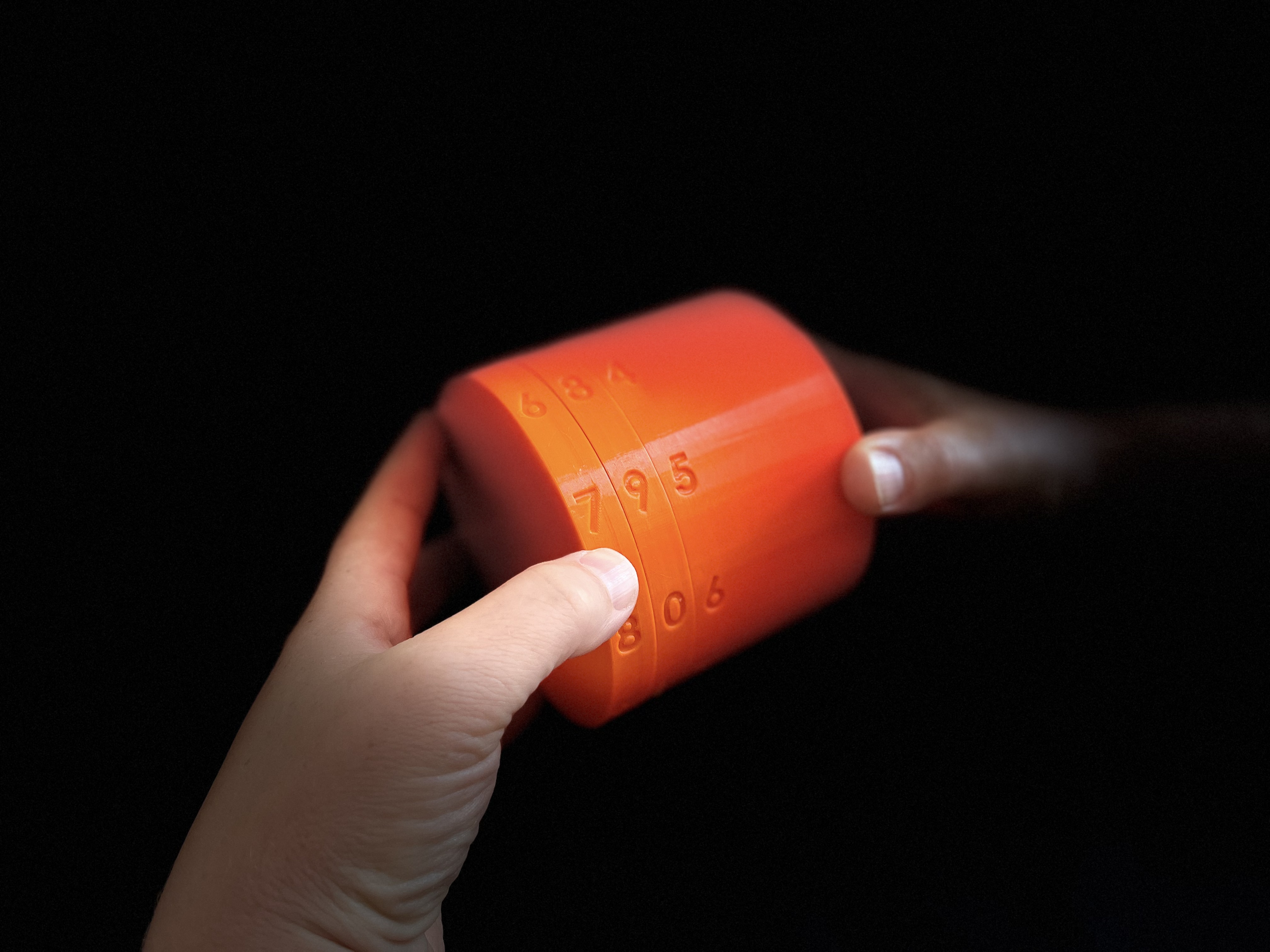 3 digit combination lock BOX por Wilko_SLO | Descargar modelo STL ...