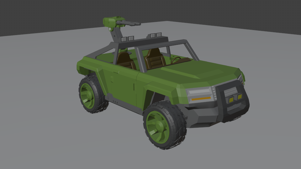 VSV (Variable Support Vehicle) 2 door 1/18 scale vehicle for 4" action ...