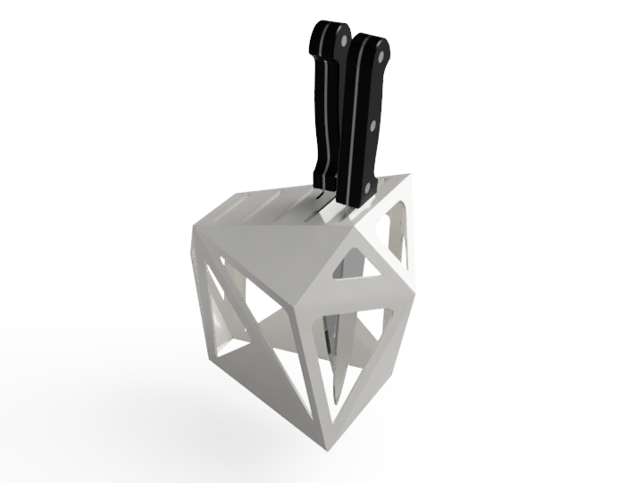 black diamond knife block by laurens | Download free STL model ...