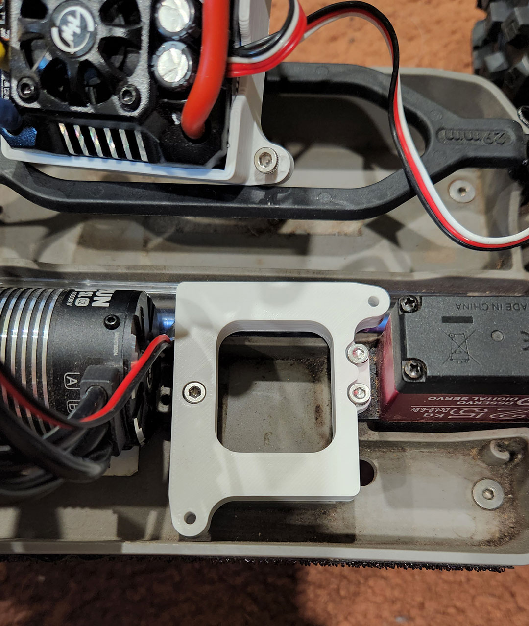 Hobbywing Max10 SCT Mount for Traxxas Stampede 4x4 by SilverBullet126 ...