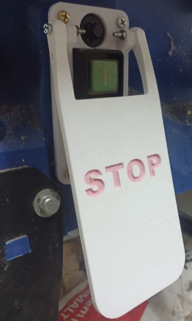 scheppach hs 100s safety switch button by Bubutech | Download free STL ...