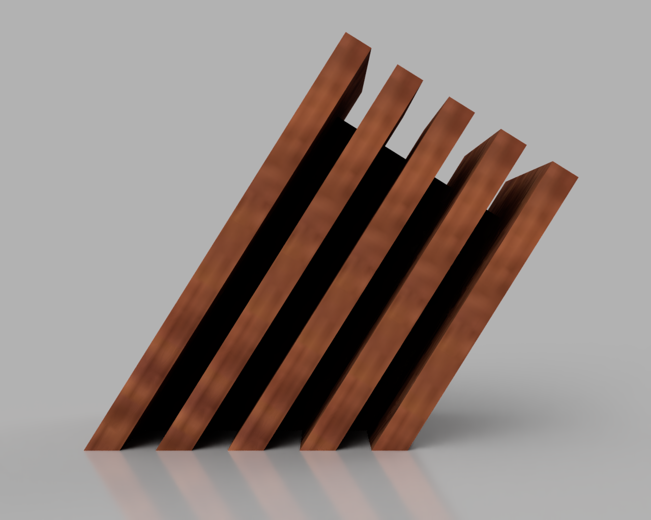 Slanted Magnetic Knife Block - Single and Multi-Material by Spool ...