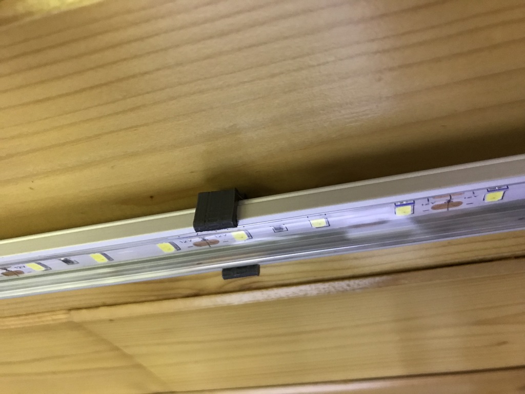 LED strip aluminium low profile clip 17mmx6mm PL1 by GeertDB | Download ...