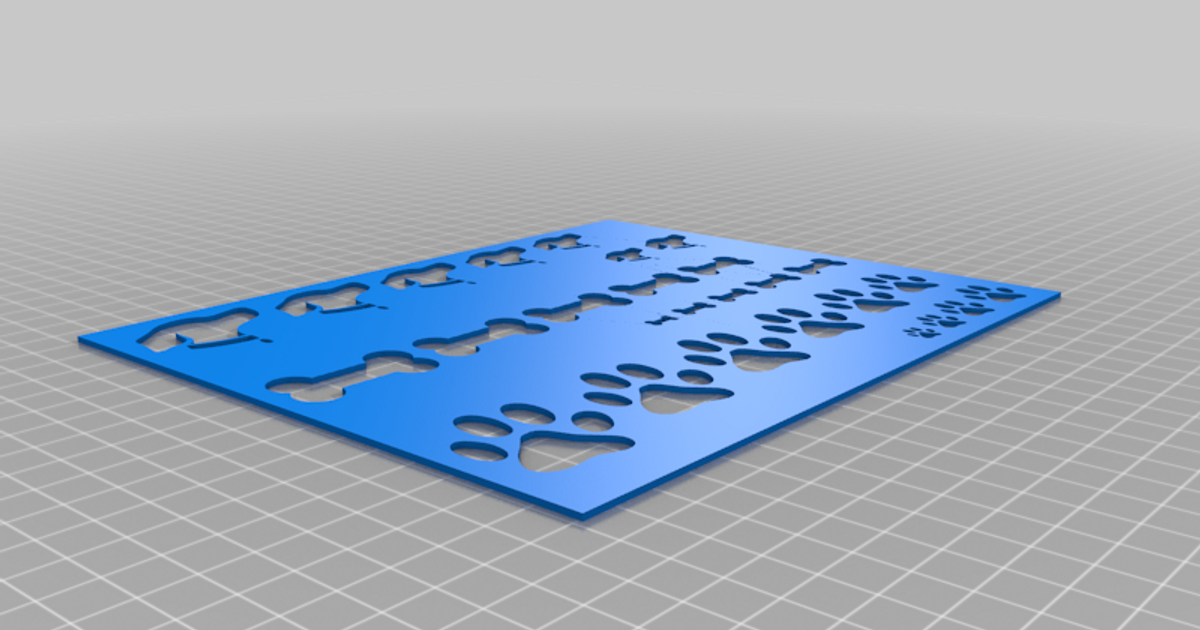 Stencil Shapes by sonnyc | Download free STL model | Printables.com