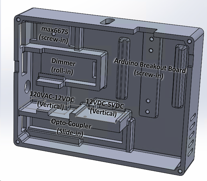 Gaggiuino Nano Internal Component Housing by Loogle | Download free STL model | Printables.com