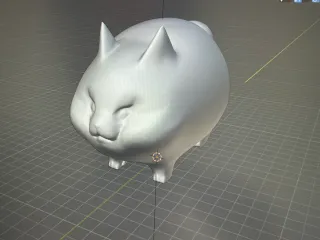 FFXIV Fat Cat Bank by Dark Reunion | Download free STL model ...