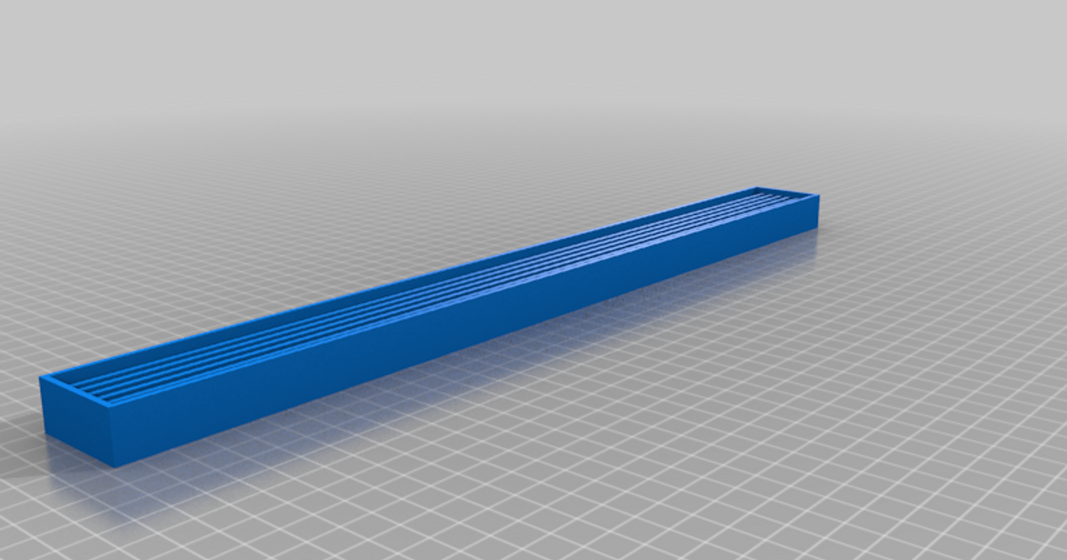 Ruler Tray by sonnyc | Download free STL model | Printables.com