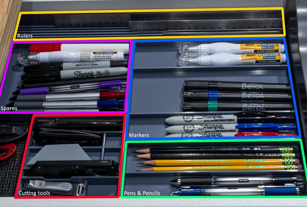 Pen and Pencil Tray by sonnyc | Download free STL model | Printables.com